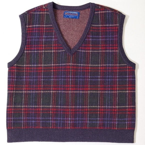 Pendleton | Sweaters | Vintage Pendleton Sweater Vest Mens L Wool ...